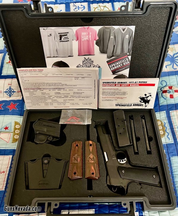 SPRINGFIELD ARMORY 1911 RO OPERATOR MODEL 45 ACP $800 | Firearms | Las ...